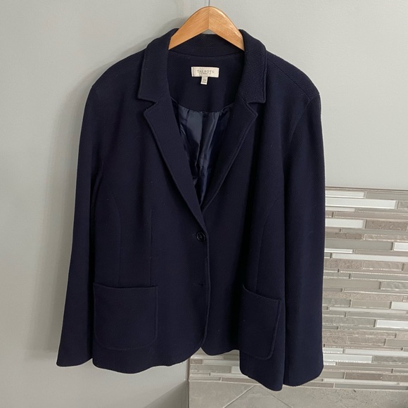 Talbots | Jackets & Coats | Plus Size Talbot Blue Blazer | Poshmark